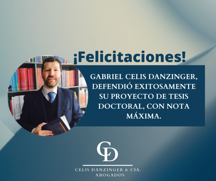 Gabriel Celis Danzinger defendió exitosamente su proyecto de tesis ...